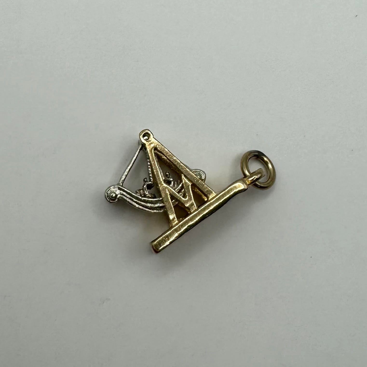 9ct Articulated shuggy boat ride charm – Gilded Ferret Jewellery